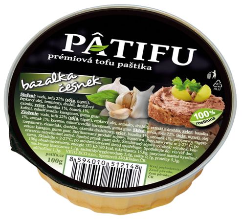 Patifu prémiová tofu paštika | Aktin