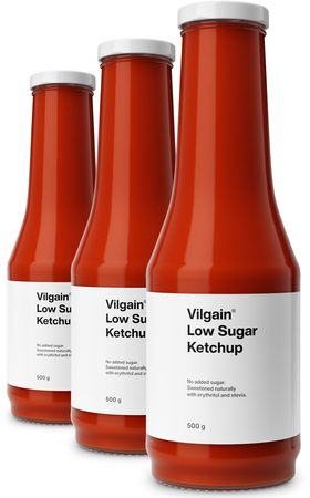 Low Sugar Ketchup - Stevia Sweetened, No Added Sugar | Vilgain