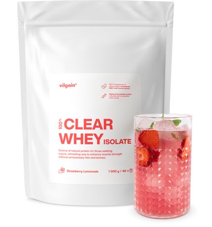 Clear Whey Isolate Protein Powder, Sucralose Free | Vilgain