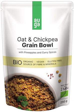 AUGA ORGANIC Grain bowl z bezlepkových ovesných vloček s cizrnou ...