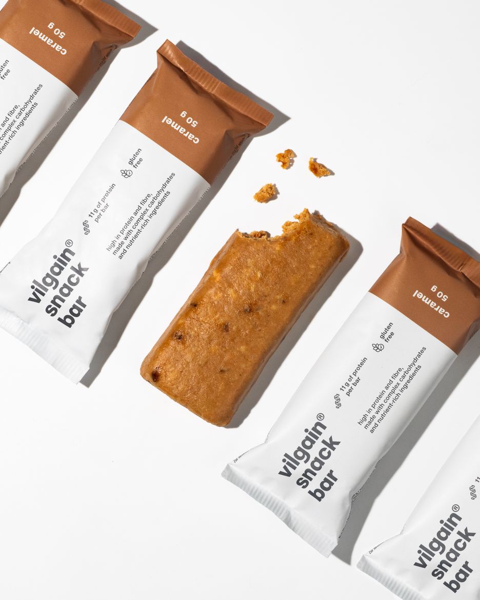 Vilgain Snack bar – Kešu a skořice 50 g | Aktin