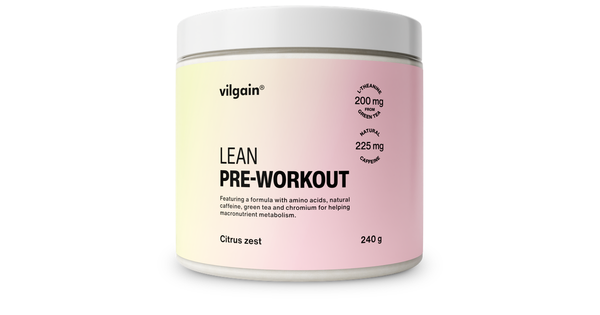 LEAN Pre-Workout – Citrus zest 240 g | Vilgain