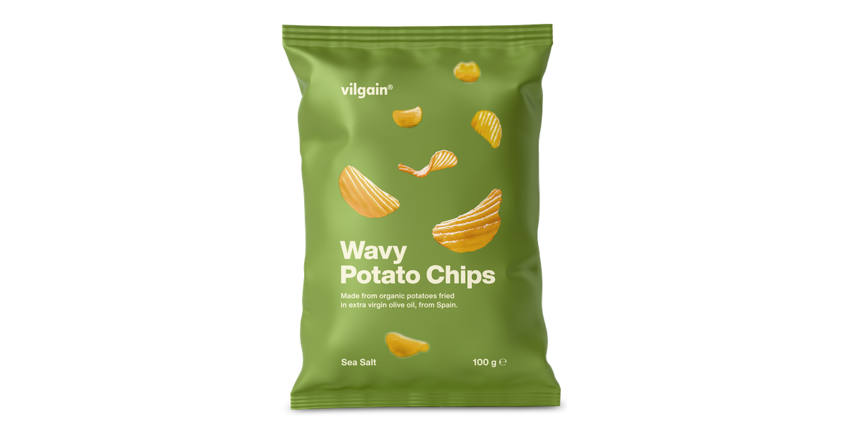 Organic Wavy Crisps | Vilgain UK