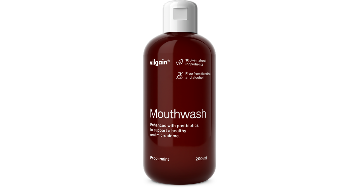 Xylitol Mouthwash with Oral Postbiotics - Alcohol & SLS Free | Vilgain