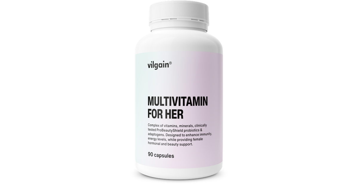 Multivitamin for Women with Iron & Probiotic, Vegan | Vilgain