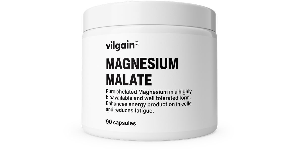 Chelated Magnesium Malate Capsules | Vilgain UK