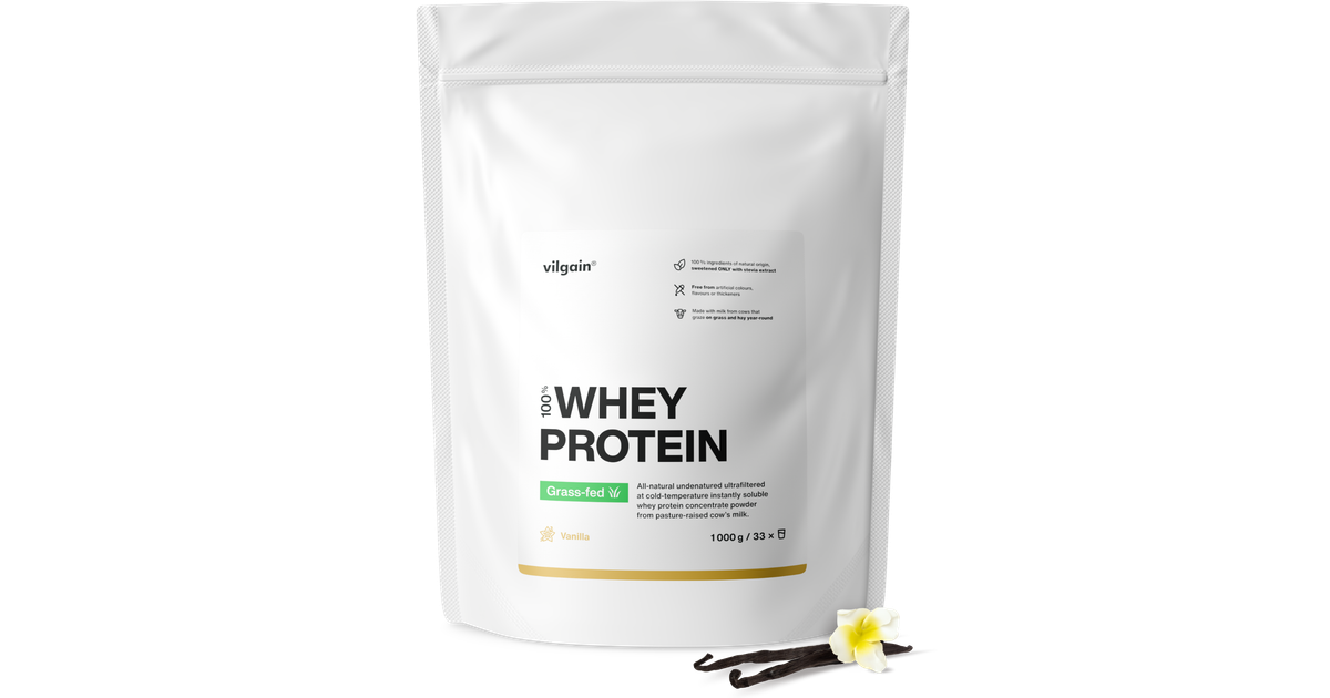 Grass-Fed Whey Protein ohne Sucralose, gesüßt mit Stevia | Vilgain