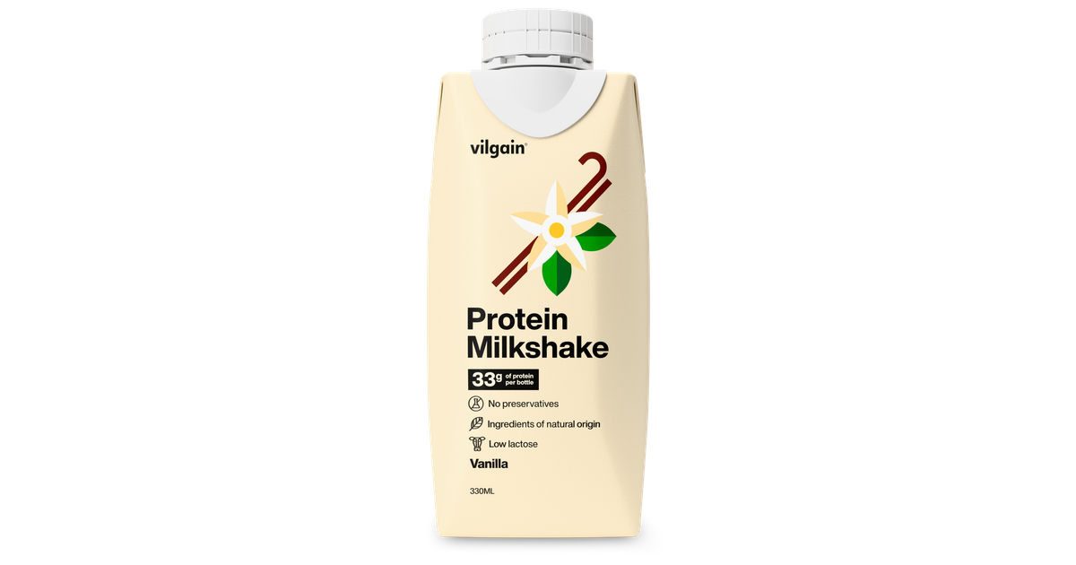 Vanilla Protein Milkshake 330ml | Vilgain UK