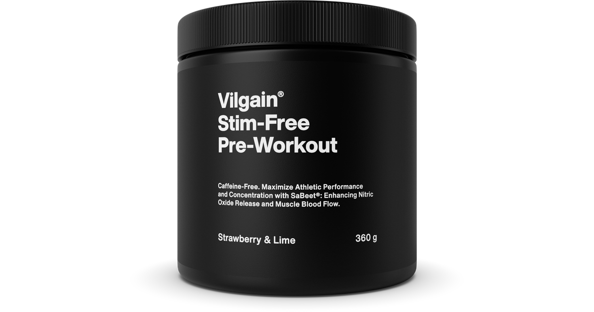Vilgain Pre-Workout bez stimulantov 2.0 – jahoda/limetka 360 g | Aktin