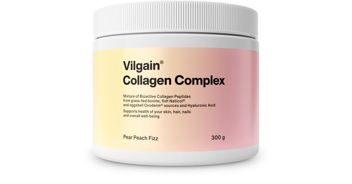 Beauty Collagen Complex with Hyaluronic Acid and Vitamin C | Vilgain UK