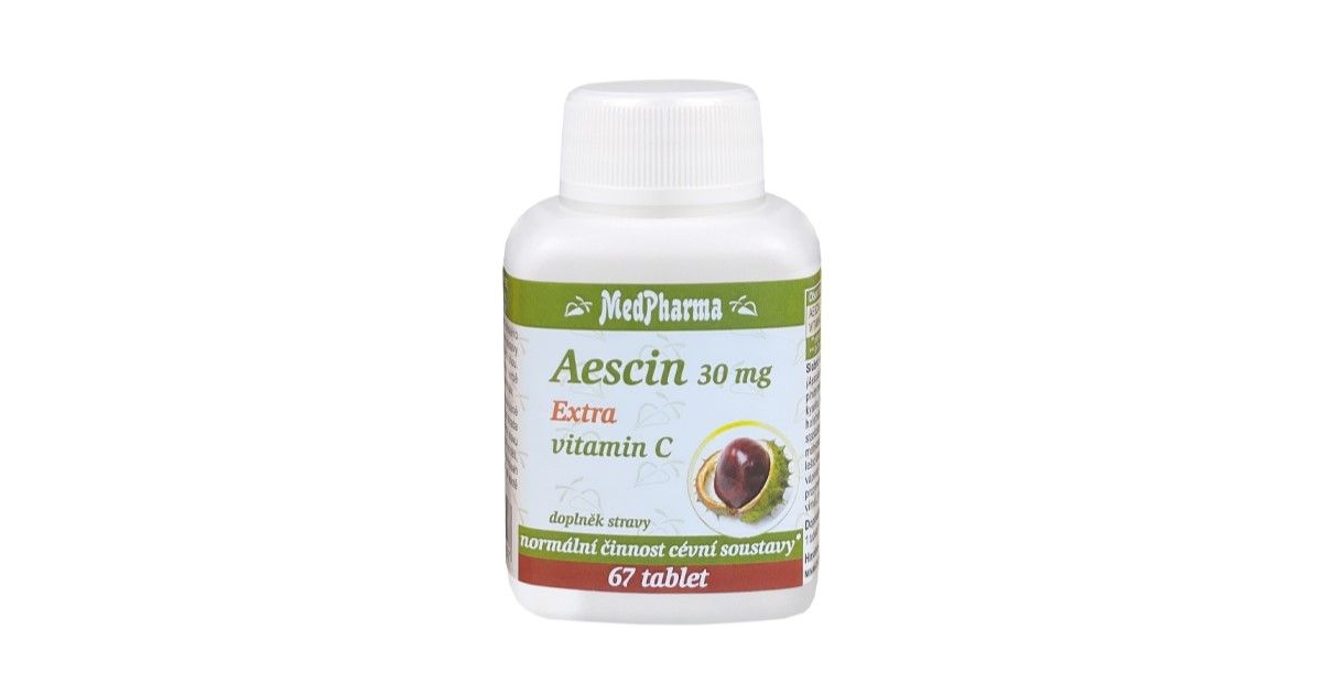 MedPharma Aescin 30 mg Extra vitamin C | Aktin