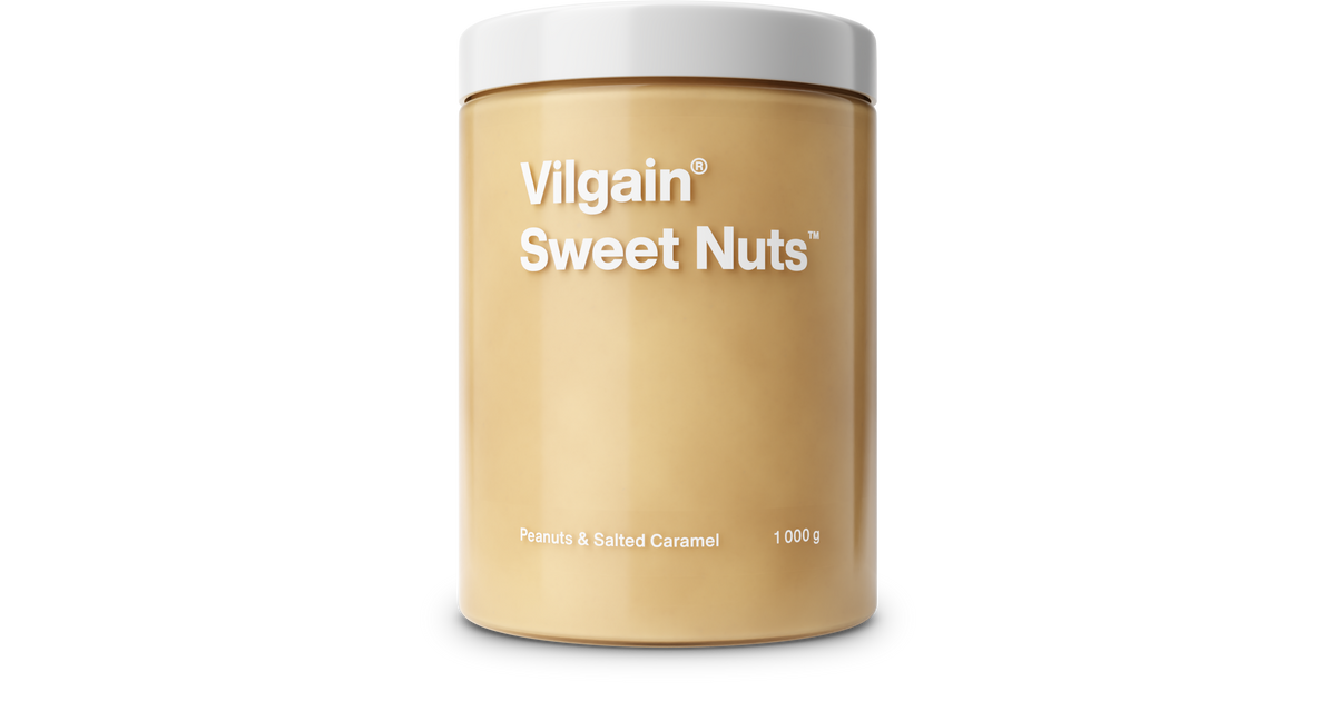 Vilgain Sweet Nuts – Arašídy se slaným karamelem 1 000 g | Aktin