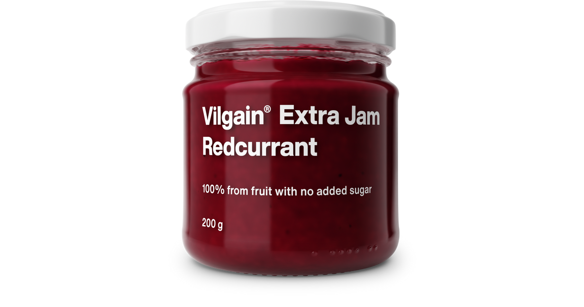 Extra dzsem – piros ribizli hozzáadott cukor nélkül 200 g | Vilgain