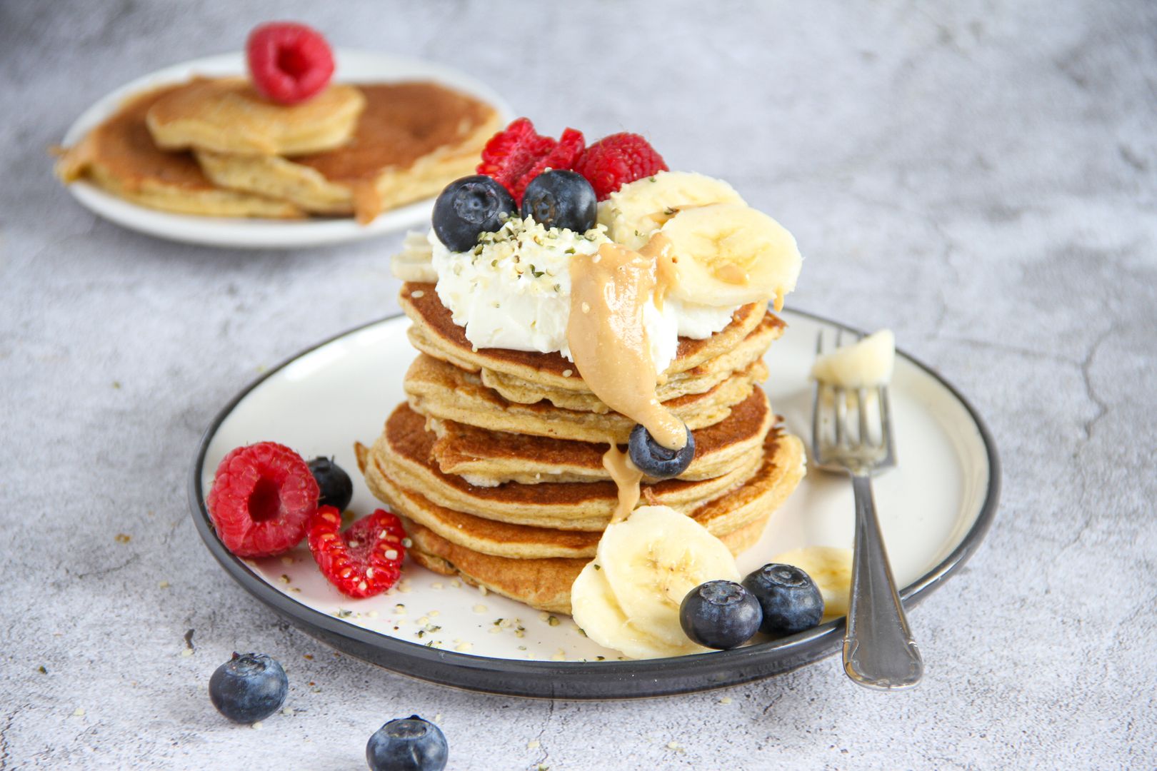 Cottage lívance s banánem, bez mouky | Aktin recepty