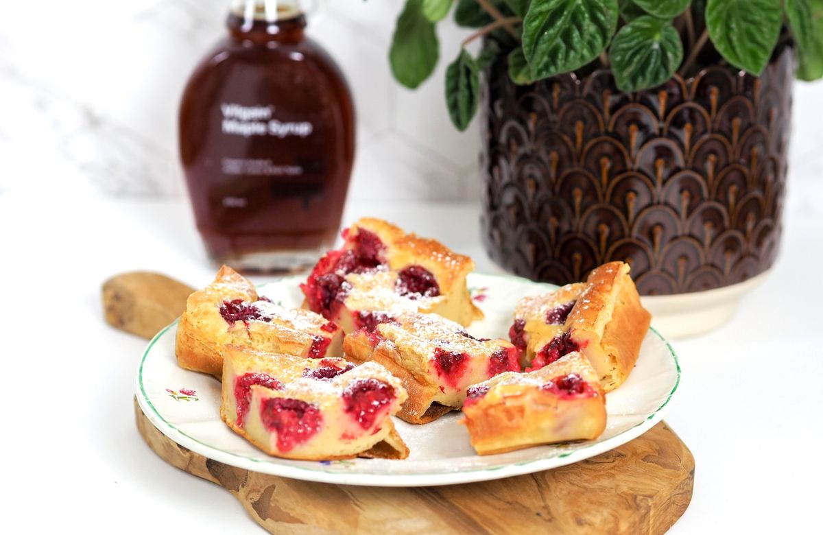 Pečený tvaroh s ovocem | Aktin recepty