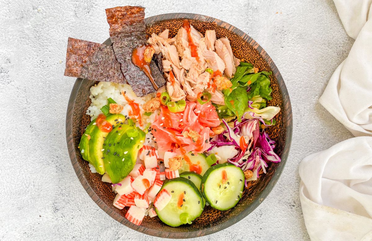 Poke Bowl s kuřecím masem | Aktin recepty